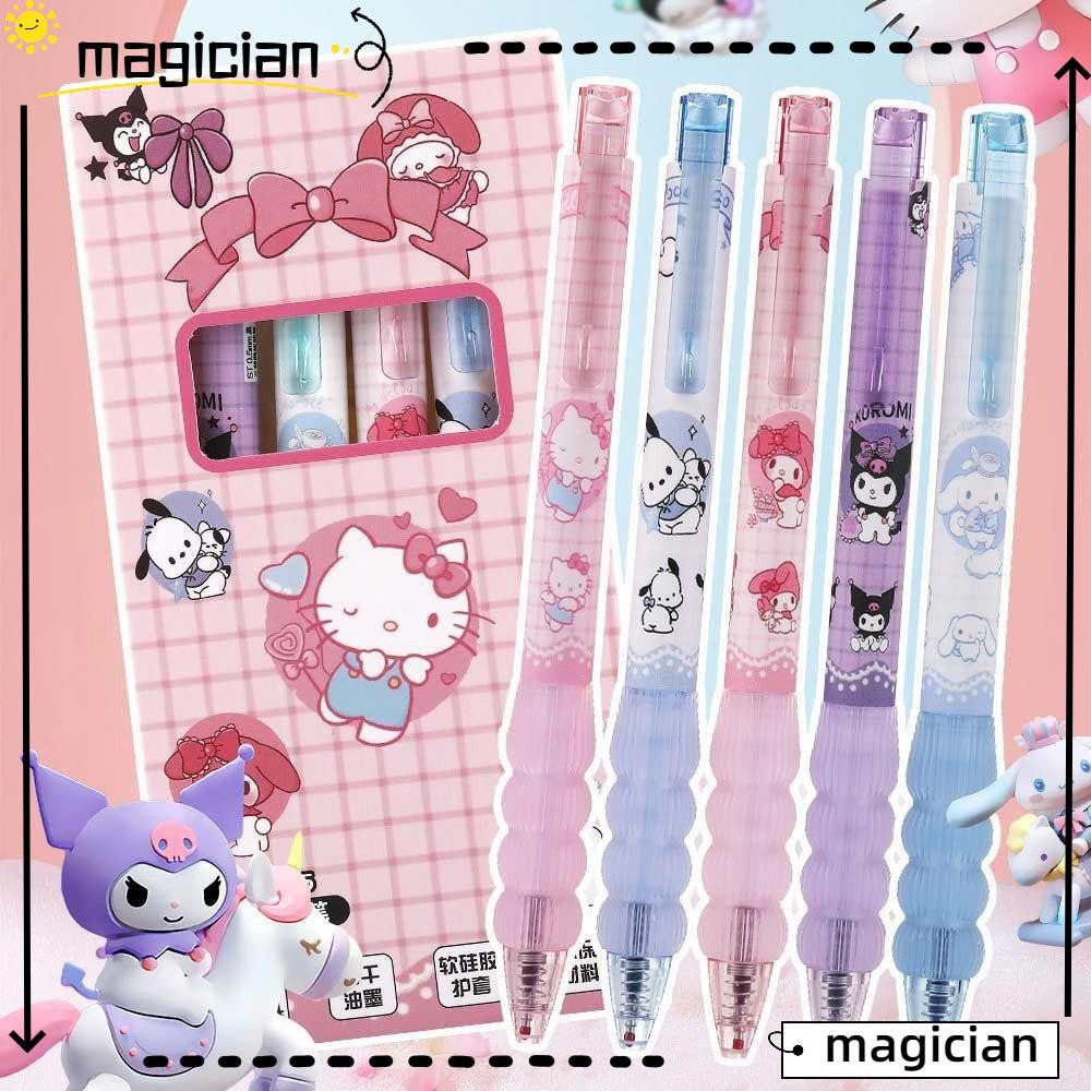 Mag 5 ชิ้น Pikachu Neutral ปากกา, 0.5 มิลลิเมตร Decompression Sanrio กด ...