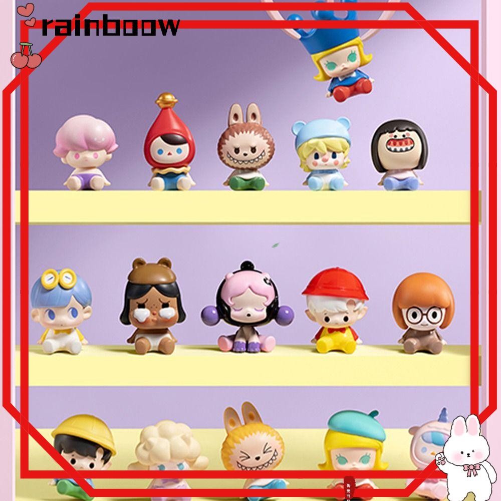 กล่อง RAINBOW, POPMART Pop Bean Soap Bubbles อะนิเมะการ์ตูนรูป, น่ารัก ...