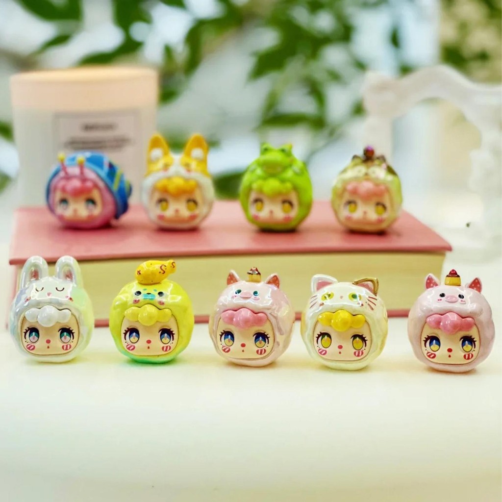 Liila Little Zoo Party สัตว์ของเล่นเด็กสะสมตัวเลขสัตว์ Mini Bean ของ ...