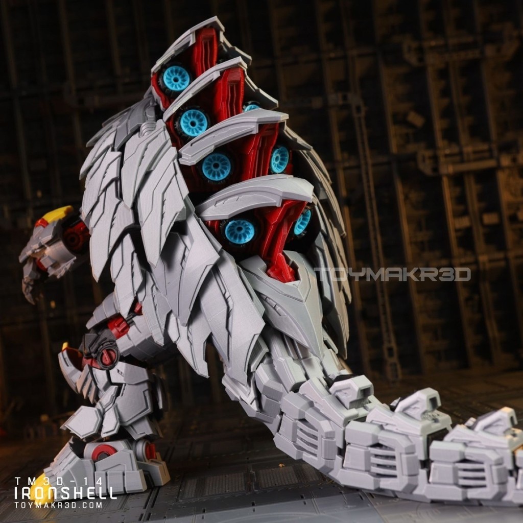 Toymakr3d การออกแบบล่าสุดผลงานชิ้นเอกเกราะเหล็ก ironshell กลไกการพิมพ์ ...