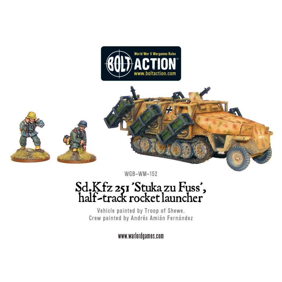 [พร้อมส่ง] WARLORD GAMES: BOLT ACTIONS: Sd.Kfz 251 'Stuka zu Fuss ...