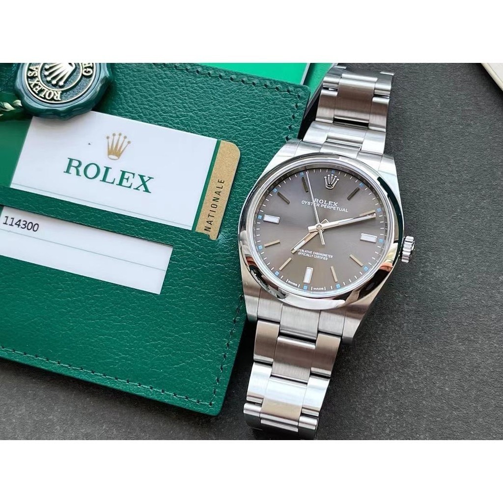 Rolex Box Certification Rolex Oyster Style Permanent Series Stainless Steel Automatic Mechanical ...