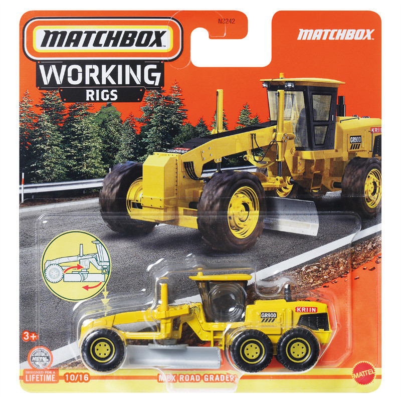 Matchbox N3242 Engineering Vehicle Series เครื่องพื้นเรียบ City Hero ...