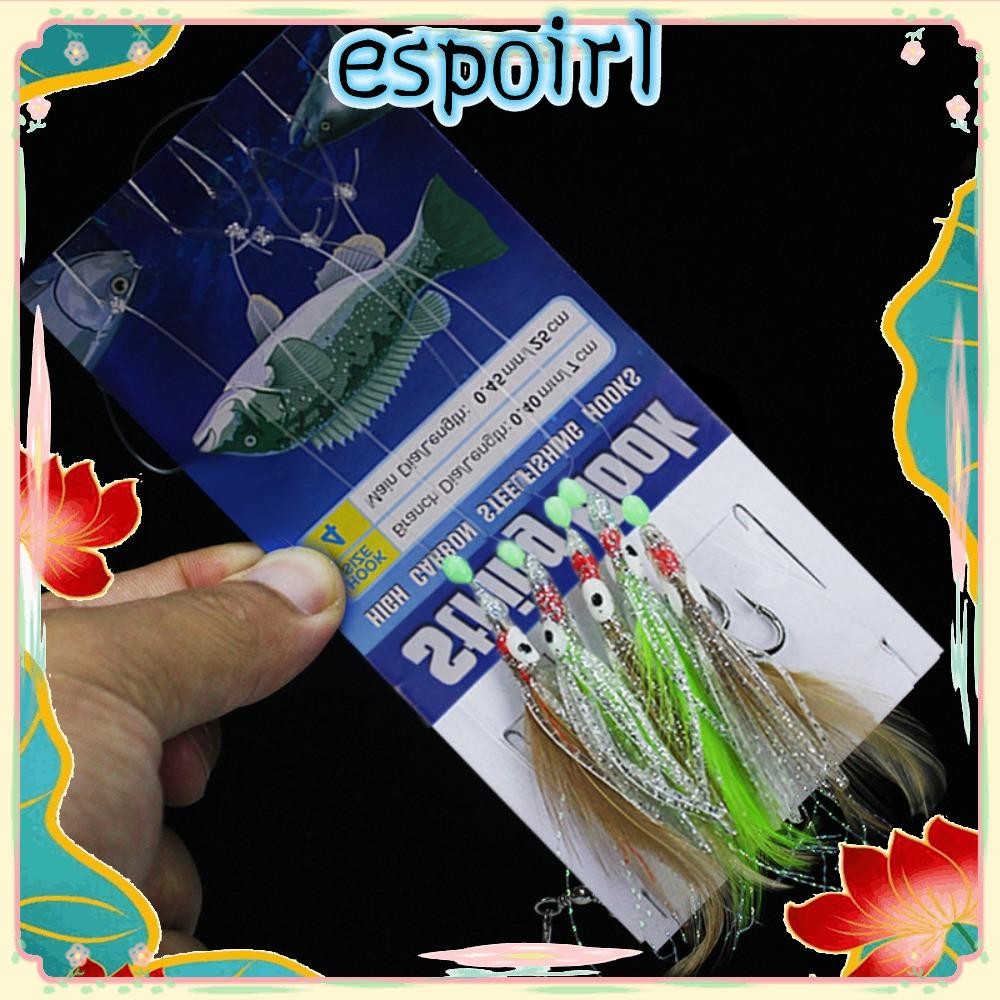 Espo 2Bag String Hook, Fishing Tackle ยาวหางผูก Glow Fish Lure,ว่ายน้ํา ...