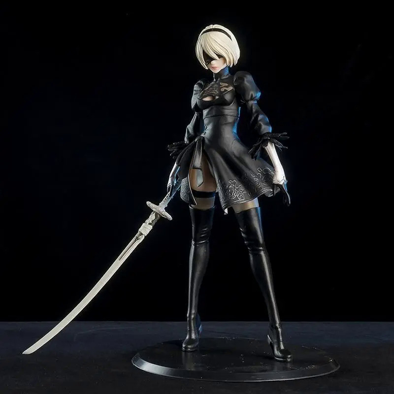 NieR:Automata Anime Action Figure YoRHa No. 2 Type B 28cm Model PVC ...