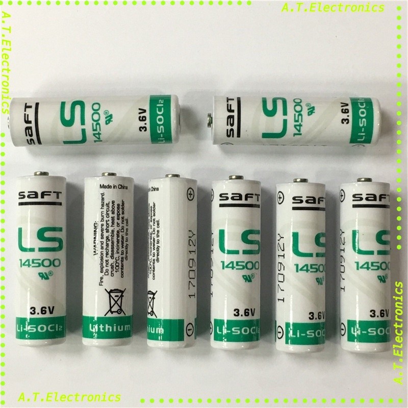 LS14500 Saft LS-14500 AA 3.6V Lithium Battery แบตเตอรี่ ราคาบินเงินสด ...