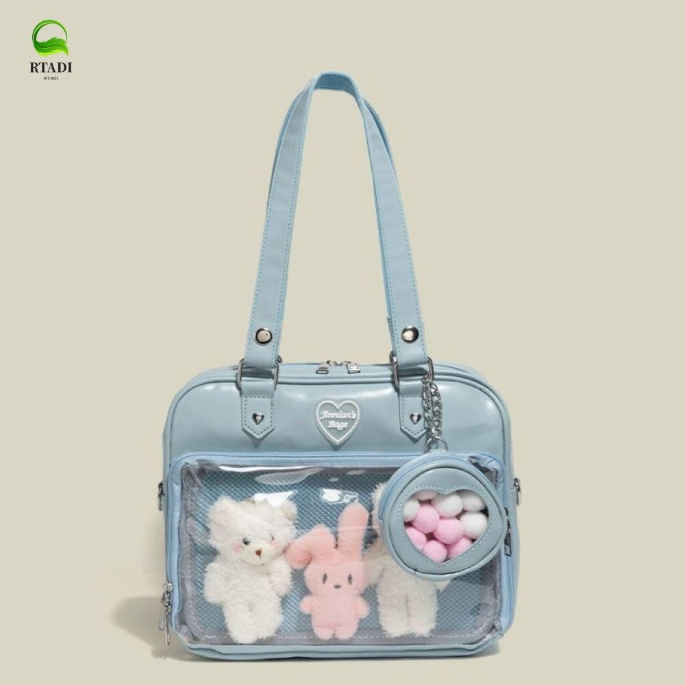 Rtadi Small Ita Bag, Clear Multi-purpose Pin Display Bag,Crossbody ...
