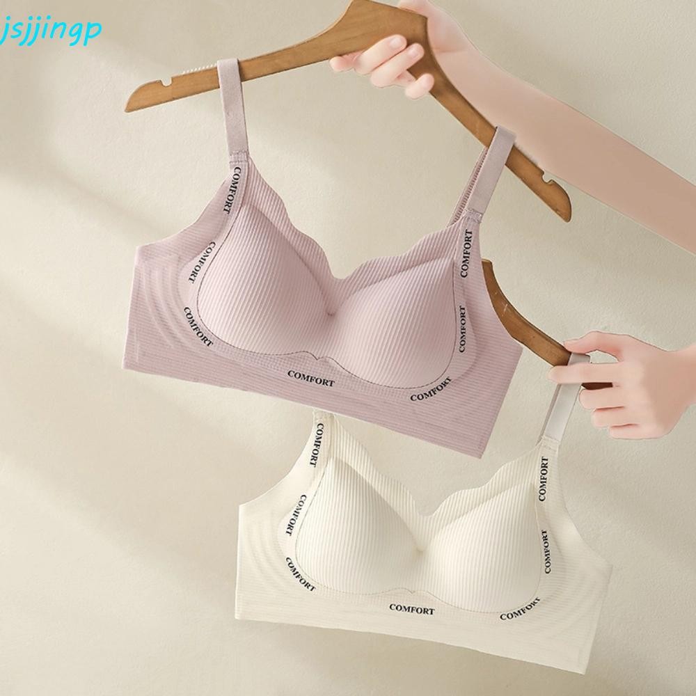 JSJJINGP Büstgältär สำหรับผู้หญิง แบบไร้โครง ดีไซน์ Deep V และลายอักษรภาษาอังกฤษ สีทึบ สำหรับ ...