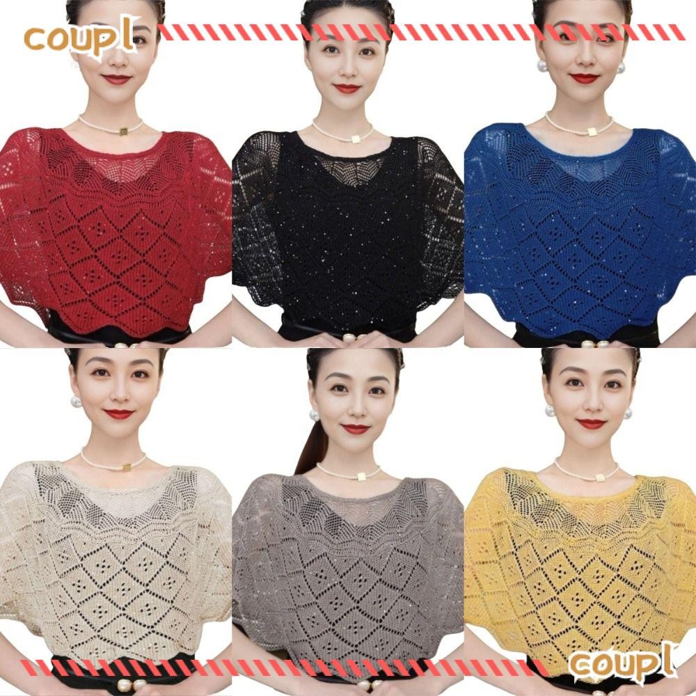 ผ้าห่มไหล่ชายหาด ผ้าห่มไหล่โครเชต์แบบวินเทจ สำหรับหลายโอกาส ในฤดูใบไม้ ...