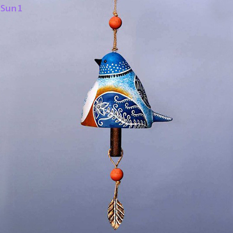 Sun1>นกแขวนwindbell Pastoralสไตล์นกWind Bell HandcraftedแขวนWindchimeตก ...