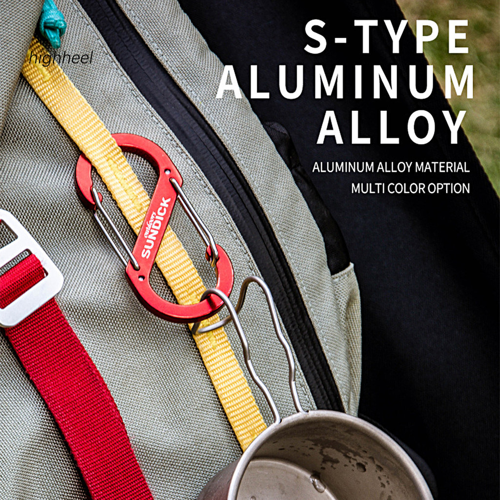 Mountaineering Hook ความแข็งแรงสูง Strong รับน้ําหนัก S-shape Buckle ...