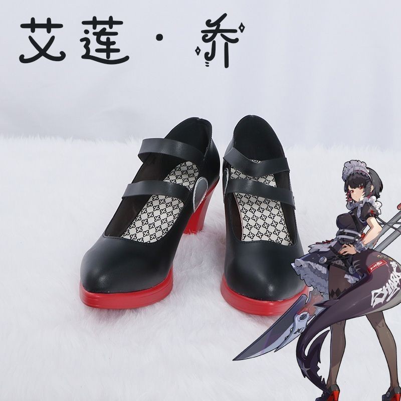 ️Zenless Zone Zero Ellen Joe คอสเพลย์รองเท้าส้นสูงผู้หญิงสาวฮาโลวีน ...