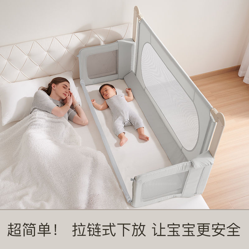 รั้วเตียงเด็ก เตียงนอนเด็ก Anti-Pressure Shock-proof Anti-drop ข้าง ...