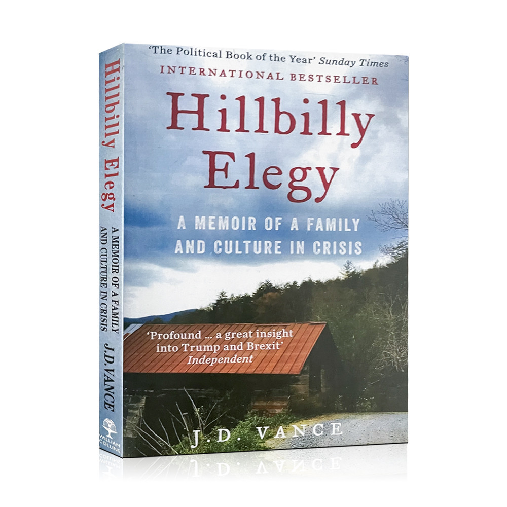 Hillbilly Elegy By J. ดี แวนซ์ #1 New York Times Bestseller English ...