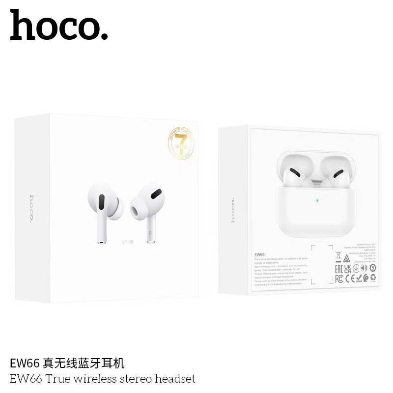 Hoco EW66 หูฟังบลูทูธ TWS แบตอึด 7 ชม. สนทนาได้ BT 5.3 เสียงสเตอริโอ Hi ...