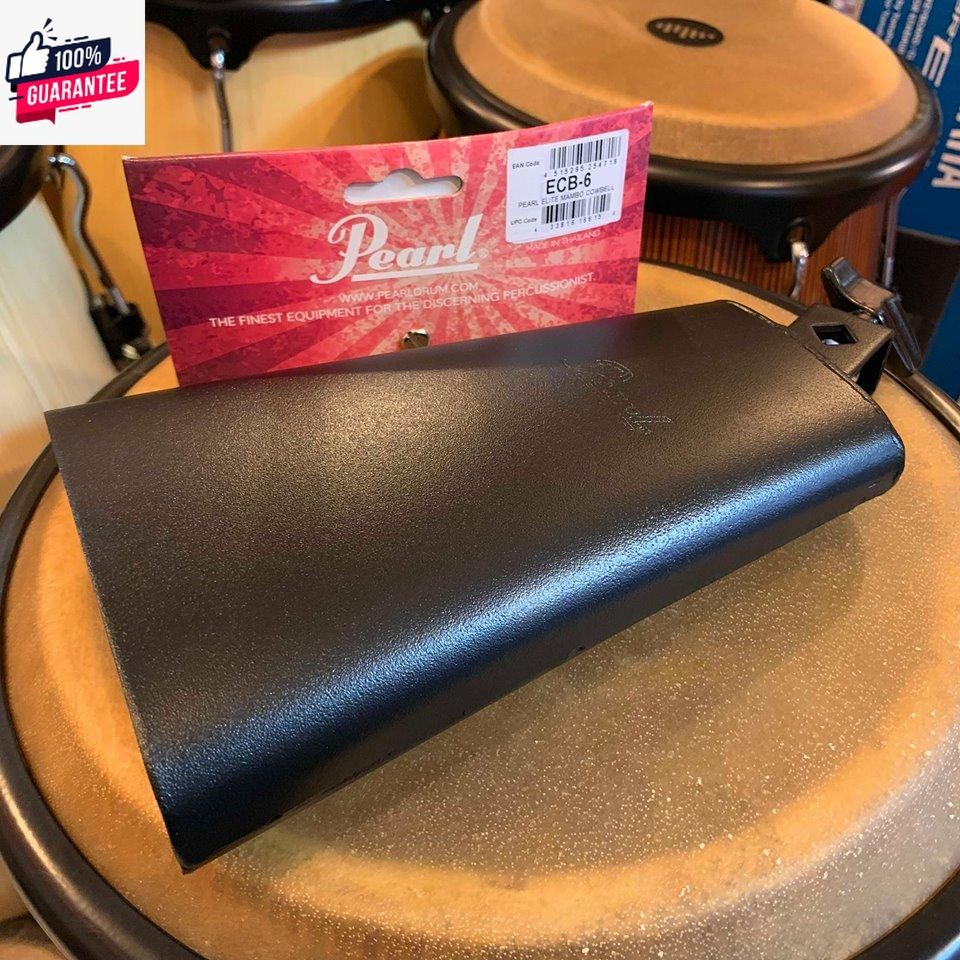 คลิปเสียง คาวเลล์ Cowbell Pearl ECB-6 เพิร์ล ขนาด 8 นิ้ว สีดำ ใช้ร่วมกักลองชุด หรือ เพอร์คัสชั่น ...