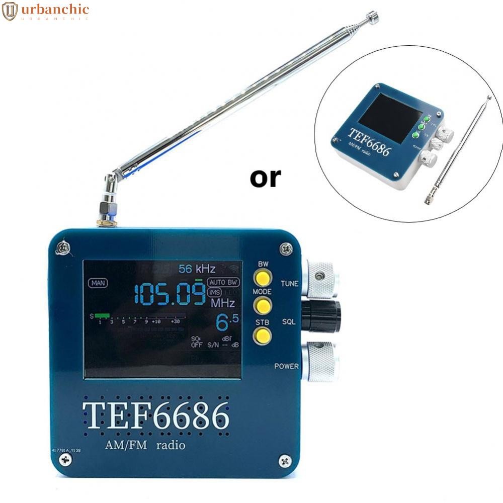 ตัวรับสัญญาณวิทยุหน้าจอ LCD ขนาดใหญ่รองรับพลาสติก TEF6686 ตัวรับสัญญาณ ...