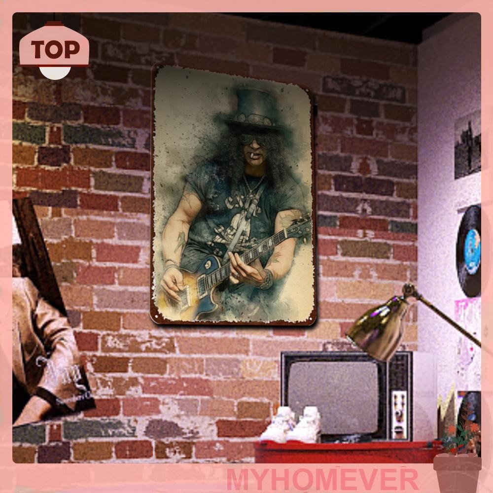 Vintage Metal Slash Tin Sign ภาพวาดเหล็กสี่เหลี่ยม Wall Bar Decor30x40 ...