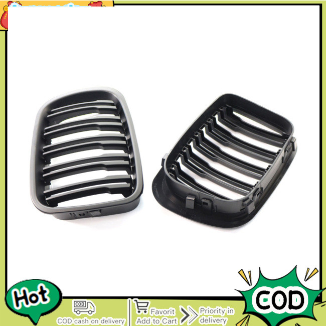2024 ใหม่! 2 ชิ้น Kidney Grille Double Slats ใช้งานร่วมกับ E46 4 ประตู ...