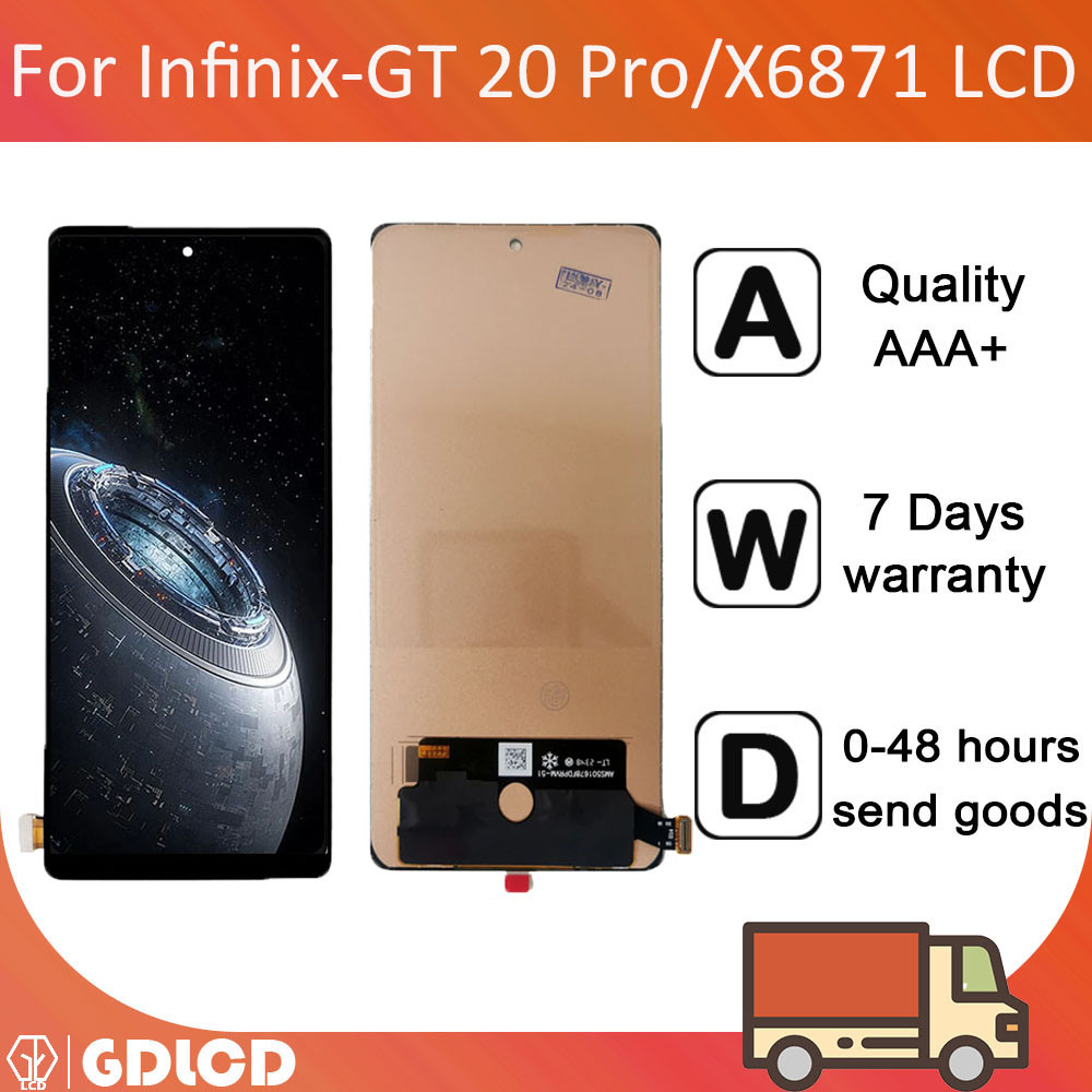 จอแสดงผล LCD สําหรับ Infinix GT 20 Pro X6871 หน้าจอ Touch Digitizer ...
