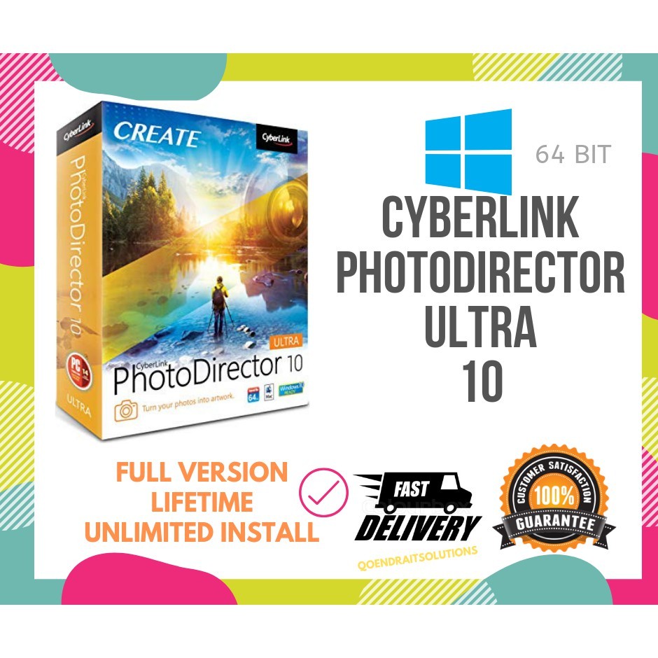 CyberLink PhotoDirector Ultra 10 | Full Version | Shopee Thailand