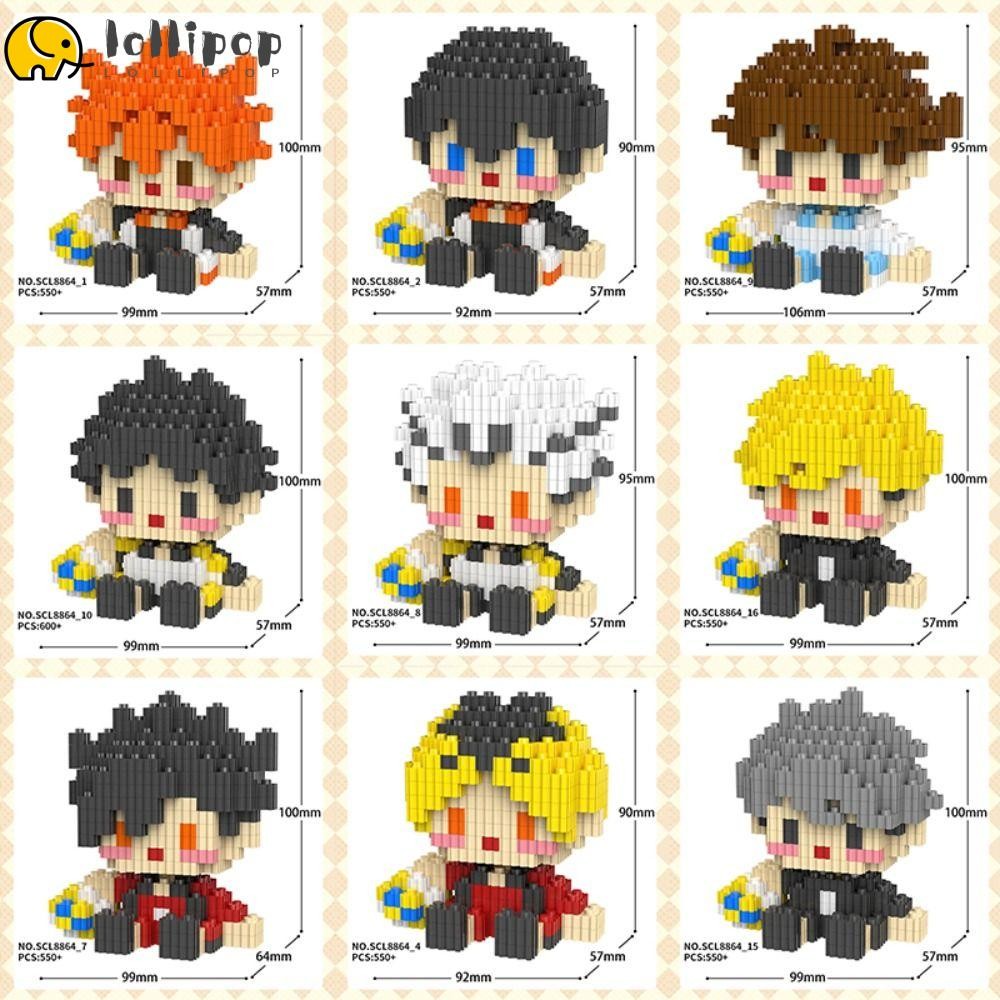 Lollipo1 Haikyuu ของเล่น, DIY ปริศนา Building Block รุ่น, ตลก Nekoma ...