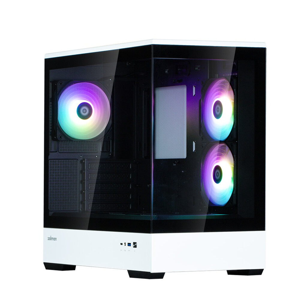 ZALMAN P30 Black-White ARGB Micro-ATX Support Mini-Tower Case | Shopee ...