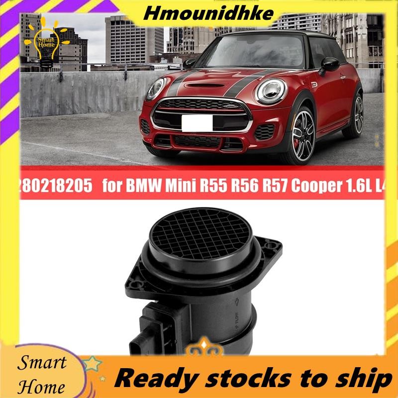 0280218205 เซ็นเซอร์วัดอัตราการไหลของอากาศสำหรับรถยนต์ BMW Mini R55 R56 R57 Cooper 1.6L L4 ...
