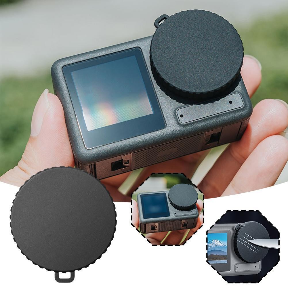สําหรับ DJI Action 5 Pro ซิลิโคนฝาครอบป้องกันเลนส์ซิลิโคนฝาครอบเลนส์ ...