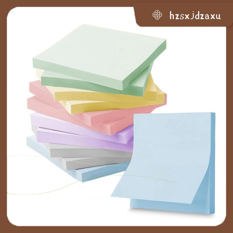 hzsxjdzaxu12 ชิ้น Super Sticky Notes สี Morandi, Bulk Pack Superior ...