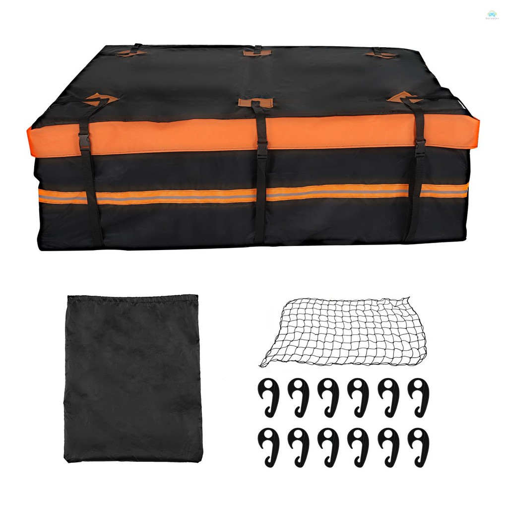 Yb Storage bag800D กันน้ํา Cargo Bag หลังคารถ Cargo Carrier Universal ...