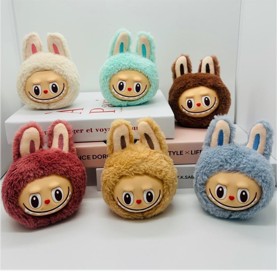 Popmart Labubu พวงกุญแจการ์ตูน Labubu Vinyl Face Bag จี้ | Labubu พวง ...