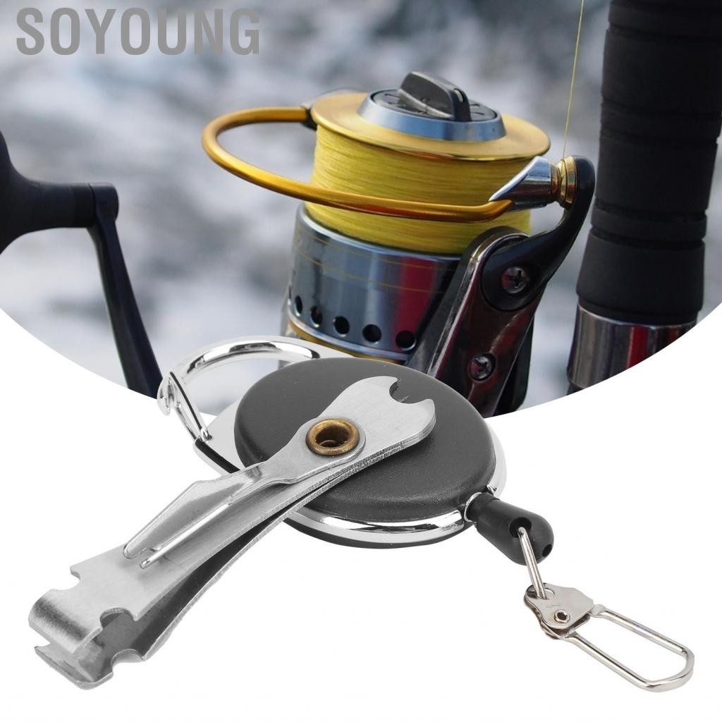 Soyoung Fly Fishing Clippers เครื่องตัดสาย Quick Knot Tool มัลติฟังก์ชั่นสำหรับอุปกรณ์กลางแจ้ง ...