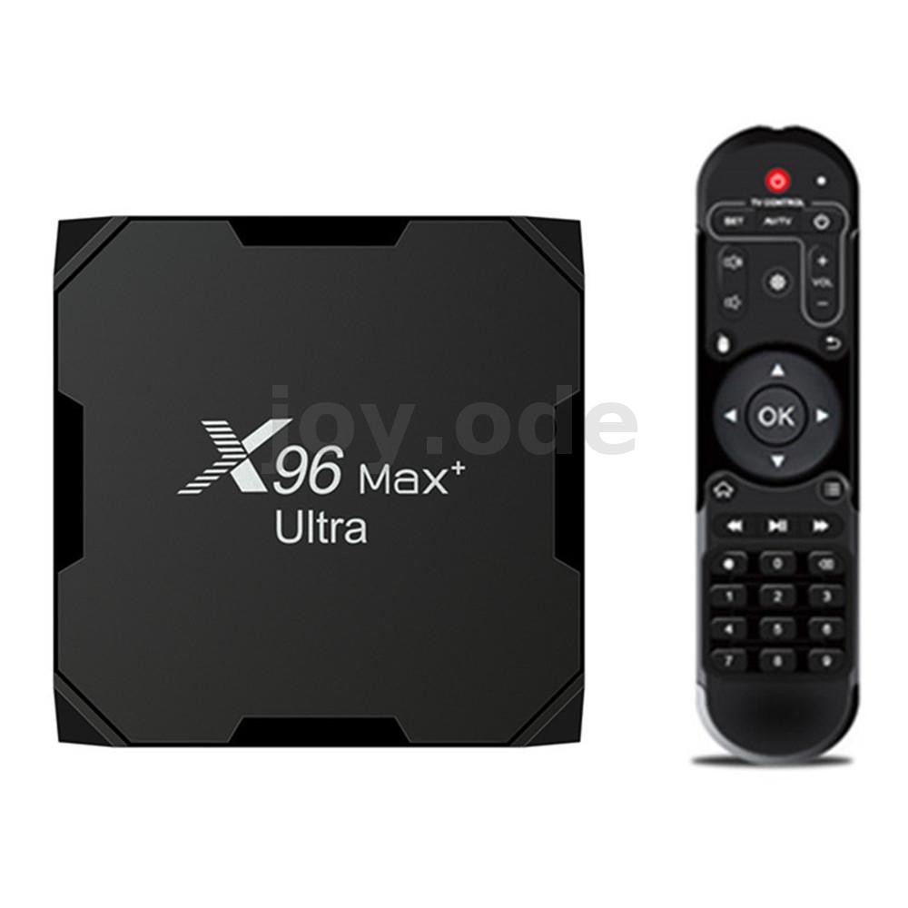 X96 Max Plus Ultra TV Box Android 11 Amlogic S905X4 รองรับ AV1 8K Dual Wifi BT Youtube Media ...