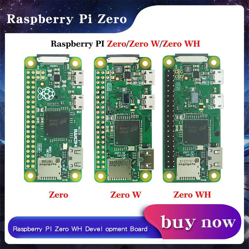 [ในสต็อก] Raspberry Pi ZERO 2W / ZERO W / ZERO WH บอร์ดบลูทูธ WIFI พร้อม CPU 1GHz 512MB RAM ...