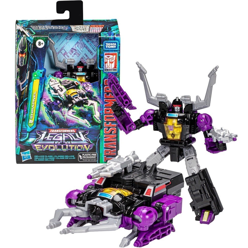 Hasbro TRANSFORMERS GENERATIONS LEGACY EVOLUTION DELUXE SHRAPNEL ACTION ...