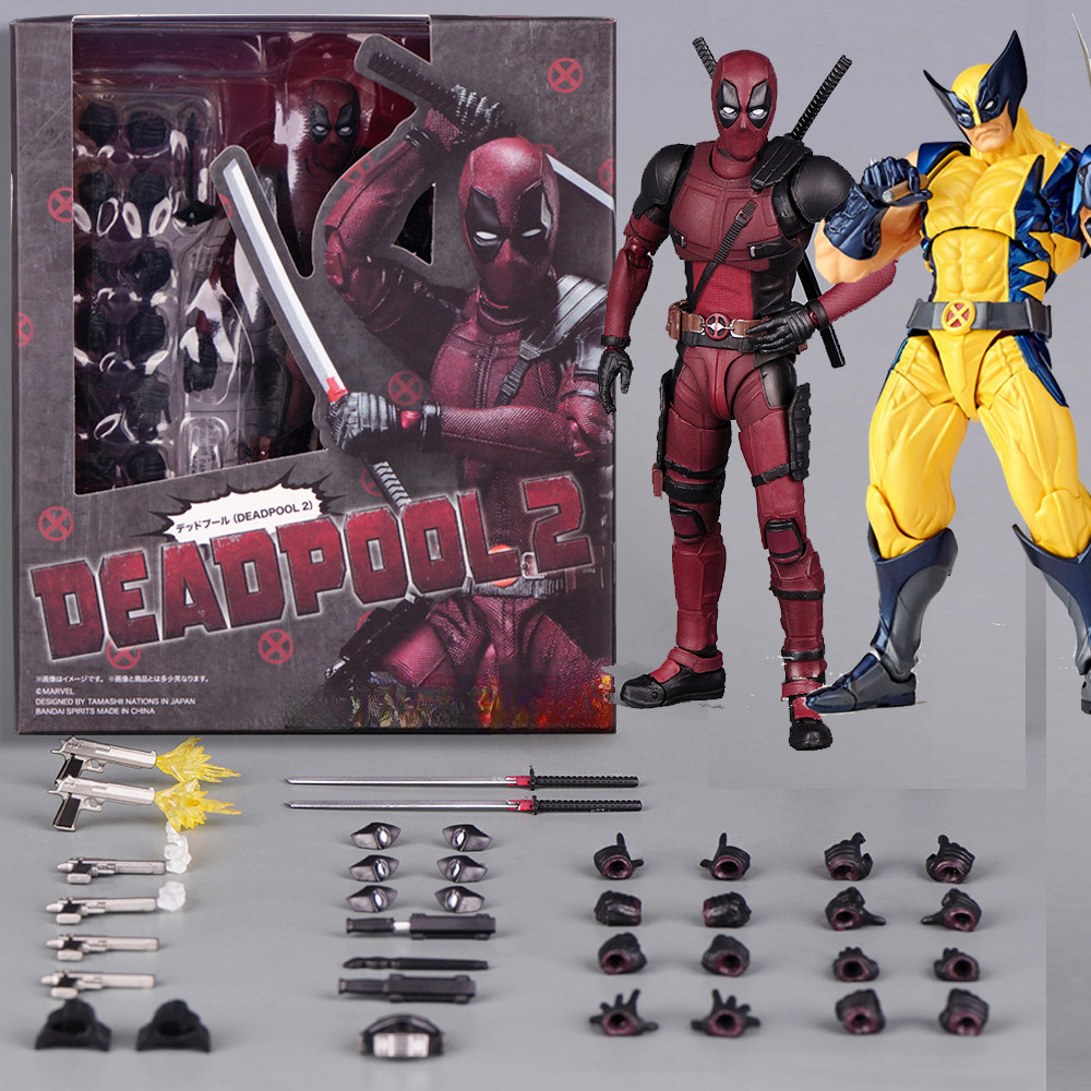 Action Figure SHF Deadpool Yamaguchi Wolverine เครื่องประดับของเล่นรุ่น ...