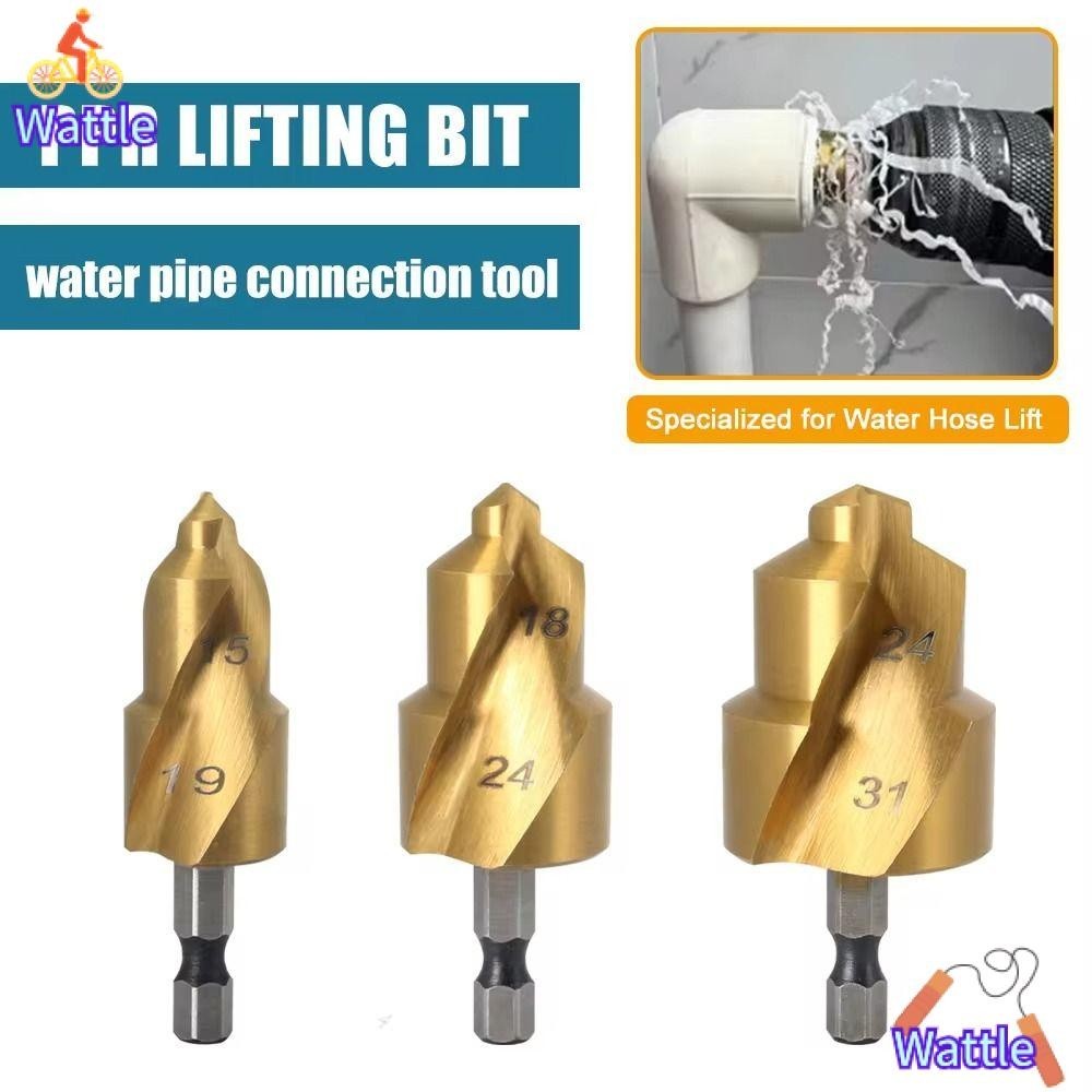 Wattle PPR ยกสว่าน,หกเหลี่ยม Shank น้ําท่อการเชื่อมต่อเครื่องมือ ...