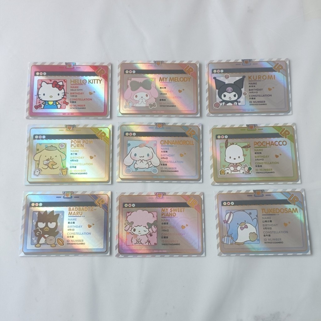 Mccard Game Card Card Slot Collection Card Sanrio LR Cartoon ID Card ...