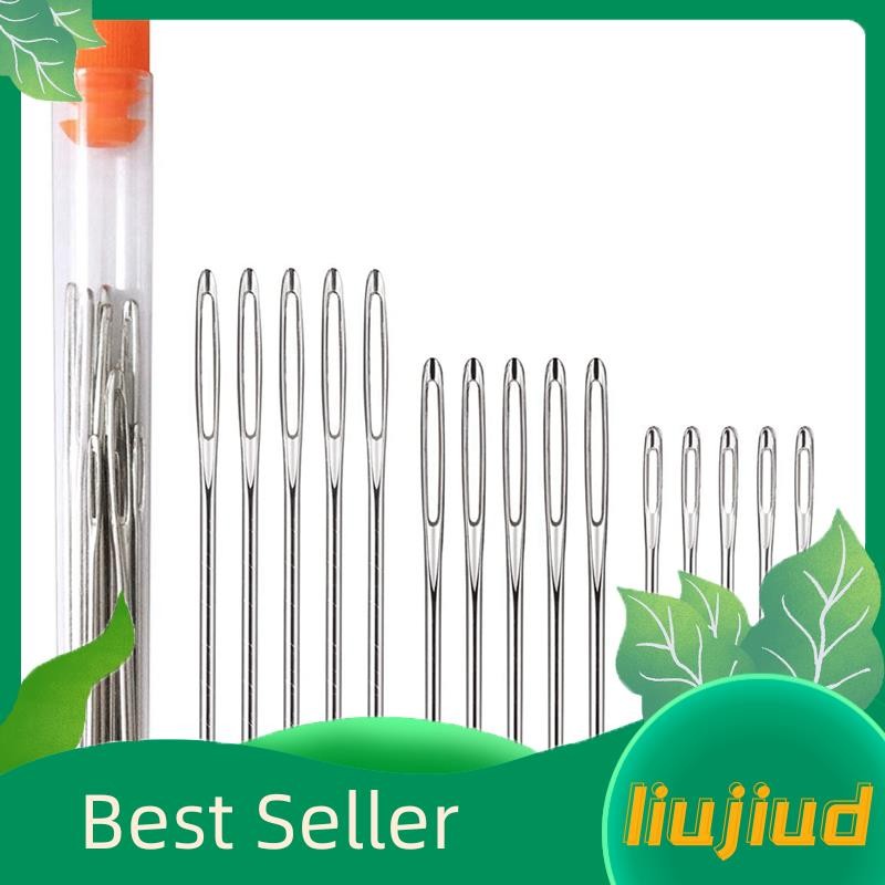 liujiud.thDarning Needle Big Eye Sewing Needle in Transparent Tube ...