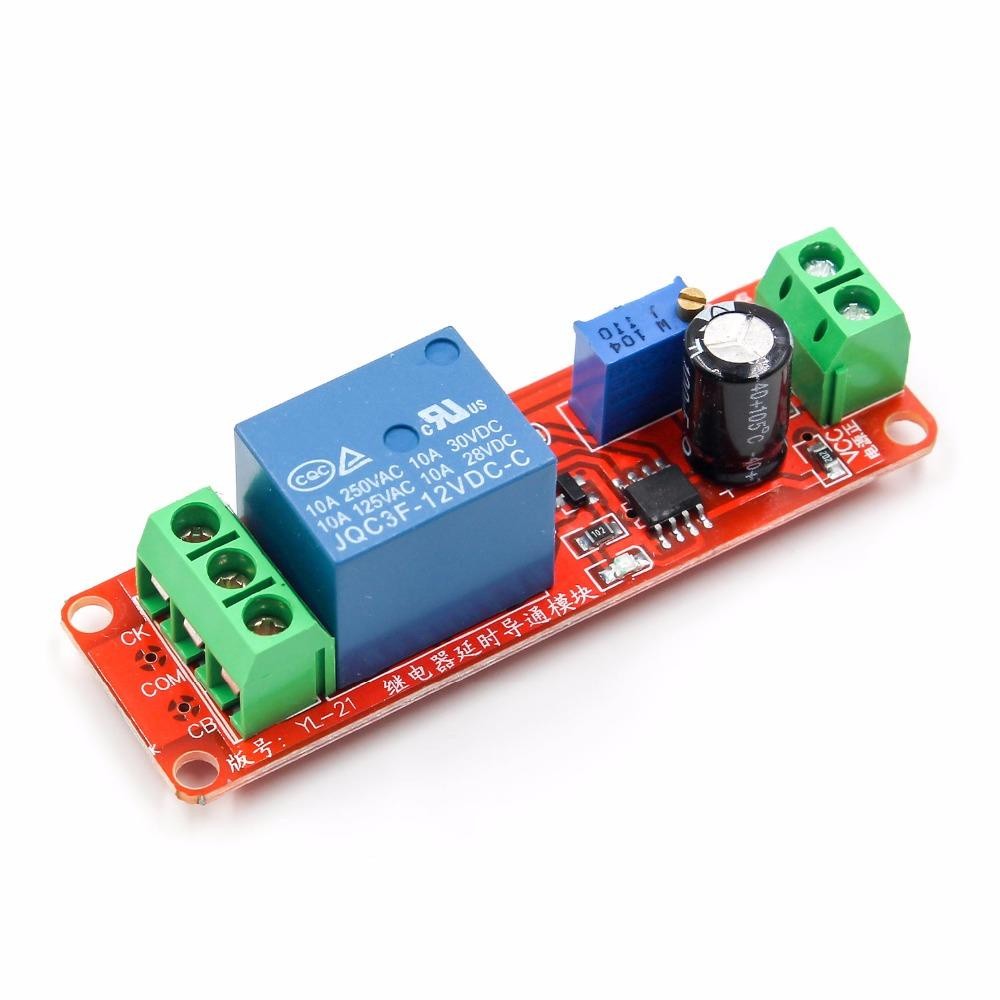 12v Delay Timer Monostable Switch Relay Module NE555 รถ Oscilator ...