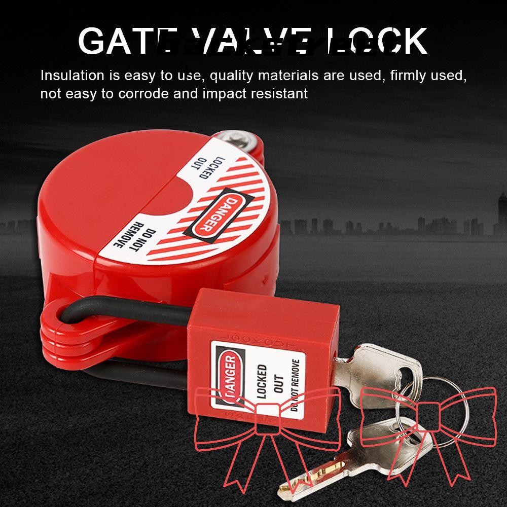 Backstage Valve Locking Disc Safety Locks CYLINDER Gate Valve Lockout ...
