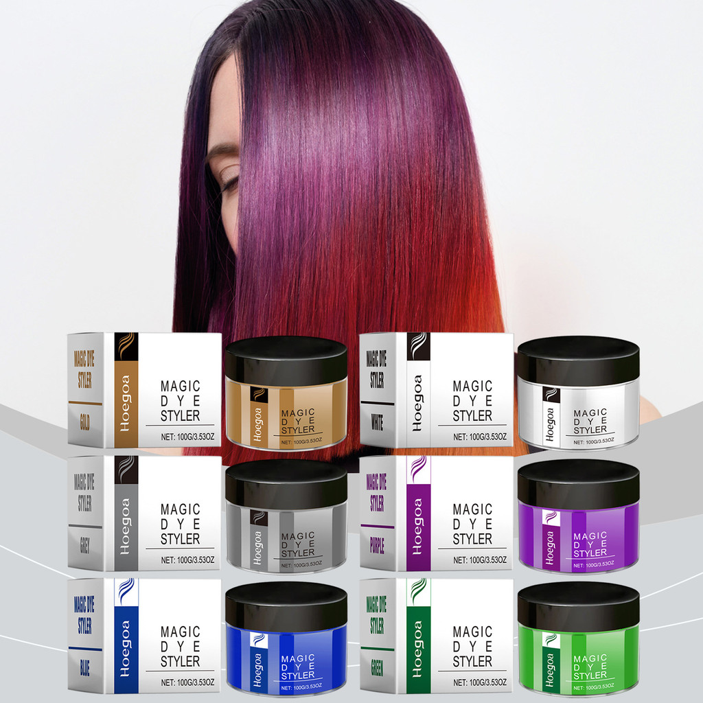 Magic Color Styler, 100g Magic Color Styler Cream, Magic Color Styler Gel, ย้อมผมสีเมจิก, แว็กซ์ ...