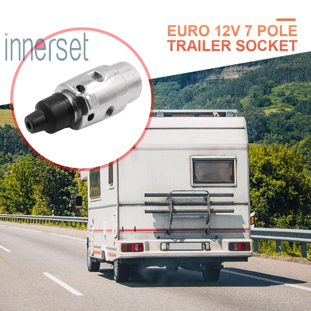 12v ลากจูงไฟฟ้าเชื่อมต่อ 7Pin Trailer รถยนต์ปลั๊ก Towbar ซ็อกเก็ตอะแดปเตอร์ [innerset.th ...