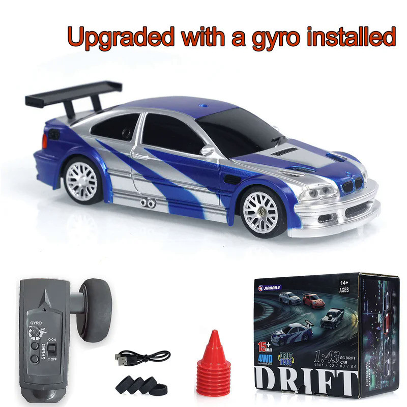 Gifts Outdoor Toys 1/43 2.4g RTR Gyro RC Mini Race Cars Controlled ...
