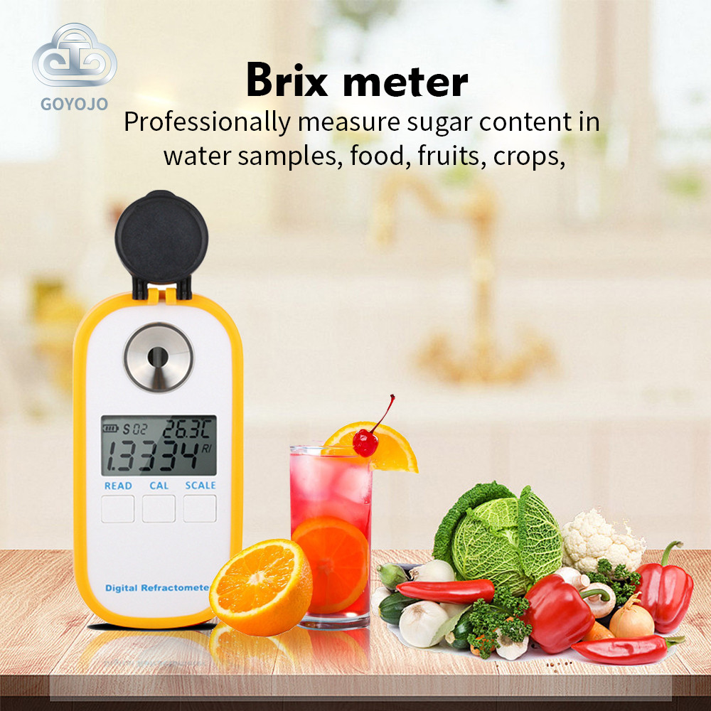 Brix Meter เครื่องวัดความเข้มข้น เครื่องวัดความหวานของผลไม้ ...