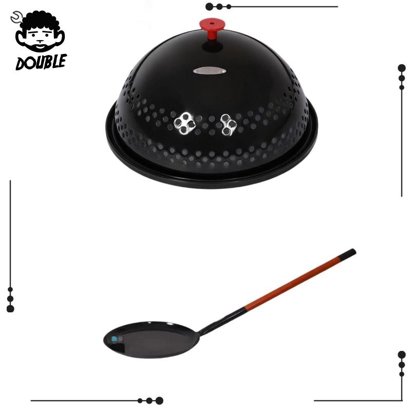 [Tisity] Popcorn Popper Popcorn Pot Pops Kernels พร้อมด้ามยาวรอบฝาหม้อ ...