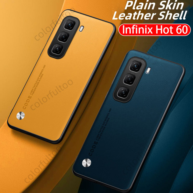 Infinix Hot 60 สําหรับ Infinix Hot 60 Pro + 60ProPlus 60i Hot60Pro 4G 5G ธรรมดาสีทึบนุ่ม TPU ...