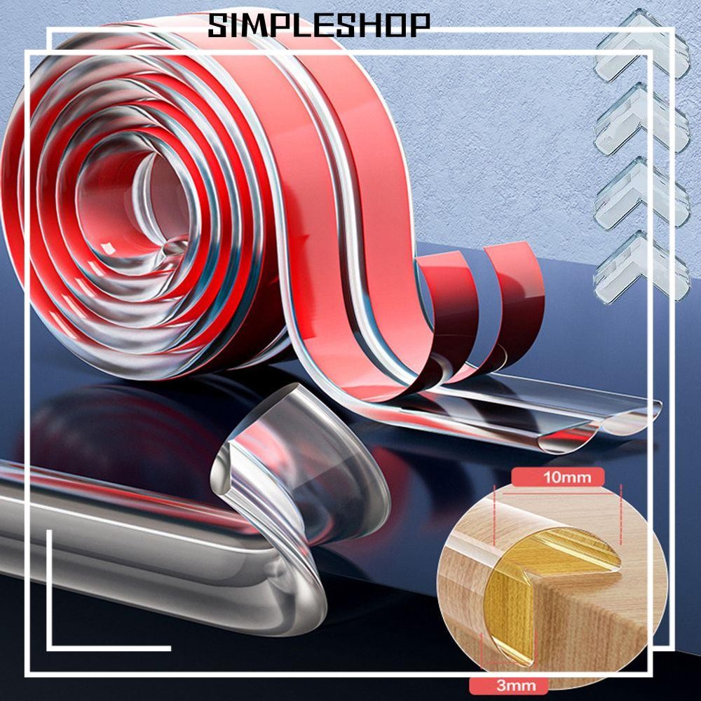 SIMPLESHOP แถบยามมุม, กาวด้วยตนเองมุม Sharp Baby Proofing, Professional โปร่งใสนุ่มในครัวเรือน ...