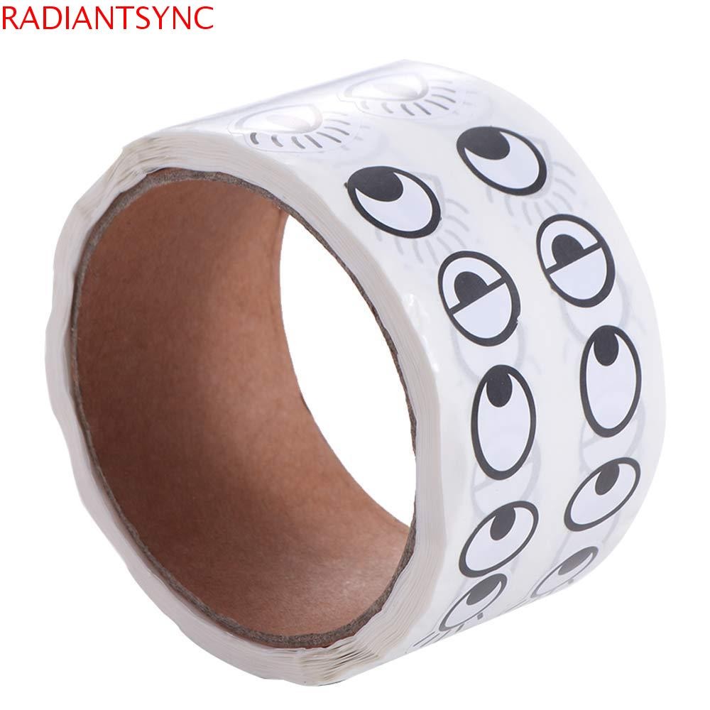RADIANTSYNC 1000 ชิ้น/ม้วน Mini Eye Shaped สติกเกอร์,งานฝีมือ Self-Adhesive Premium Eye สติกเกอร ...